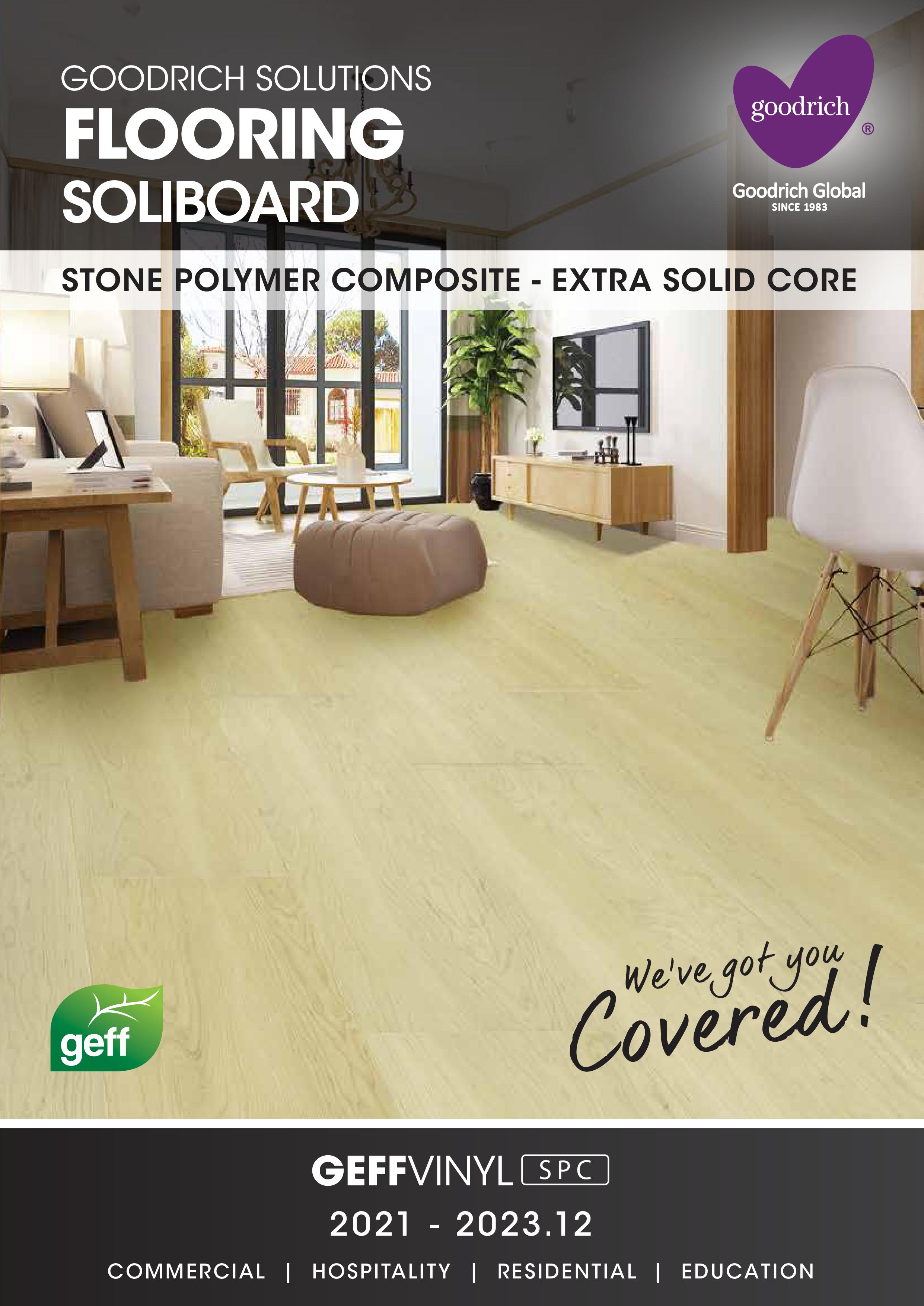 SÀN NHỰA VINYL SPC CAO CẤP GEFF SOLIBOARD - GOODRICH